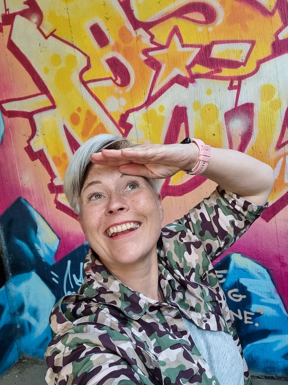 Bongaa Pasilan katutaide ja Helsingin värikkäin kahvila