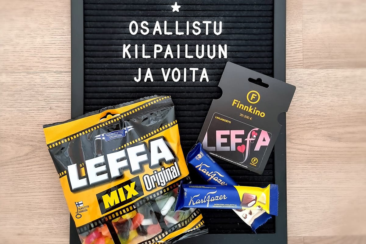 Voita leffaliput ja -herkut!